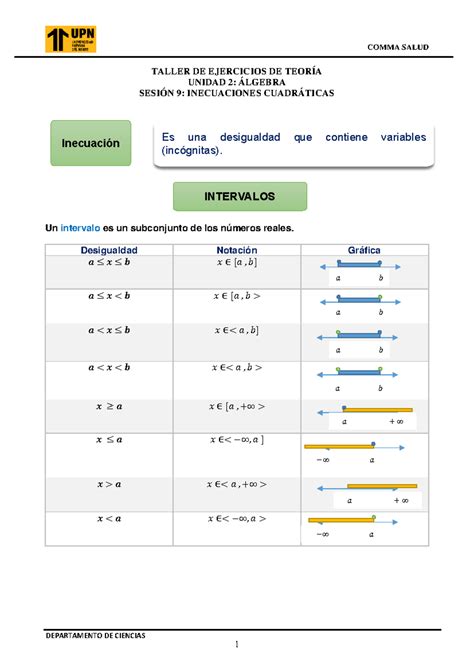 S9 Taller De Teoria Llllllllllllllllllllllllllllllllllllllllllllll Departamento De Ciencias