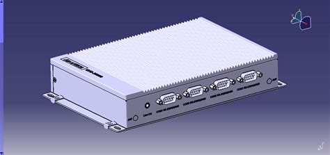 一款嵌入式计算机 Step 模型图纸下载 懒石网