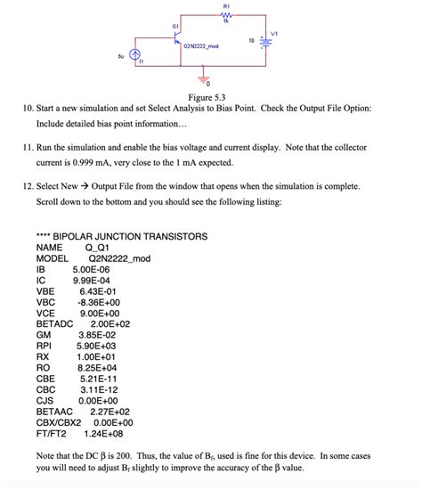 Solved Pleas Do The Changing Transistor Model Parameters In Chegg Com