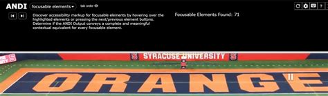 Andi Web Accessibility Evaluation Tool Digital Accessibility Services Syracuse University