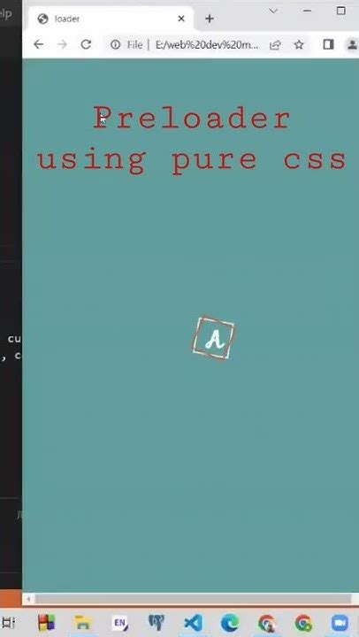 Preloader For Website Source Code In Description Shorts Programming
