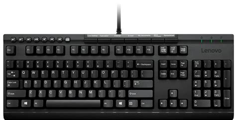 Lenovo Enhanced Performance Usb Gen Ii Keyboard Qwerty Danish Black