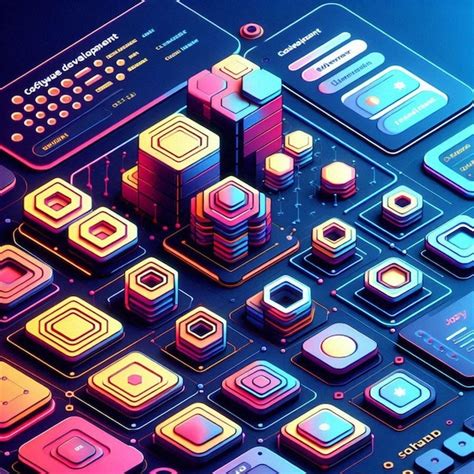 Modern Software Gui Landing Page Premium Ai Generated Image