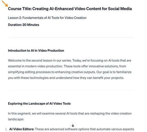 How To Create An Online Course Using AI 5 Simple Steps