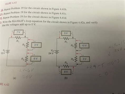Solved Write The Kirchhoffs Loop Equation For The Circuit Chegg
