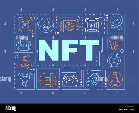 Nft Marketplaces Word Concepts Dark Blue Banner Stock Vector Image And Art Alamy