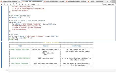 How To Create And Delete Sql Stored Procedures Juan Ricardo Escobar