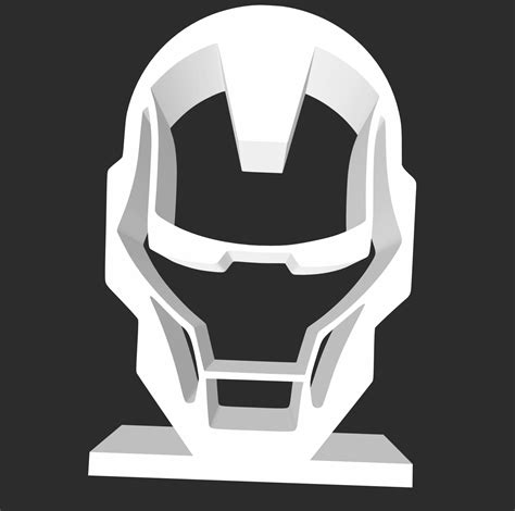 Stl File Iron Man Logo・3d Printer Design To Download・cults