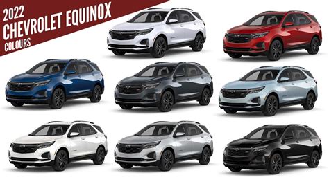Tabla De Colores Del Chevy Equinox