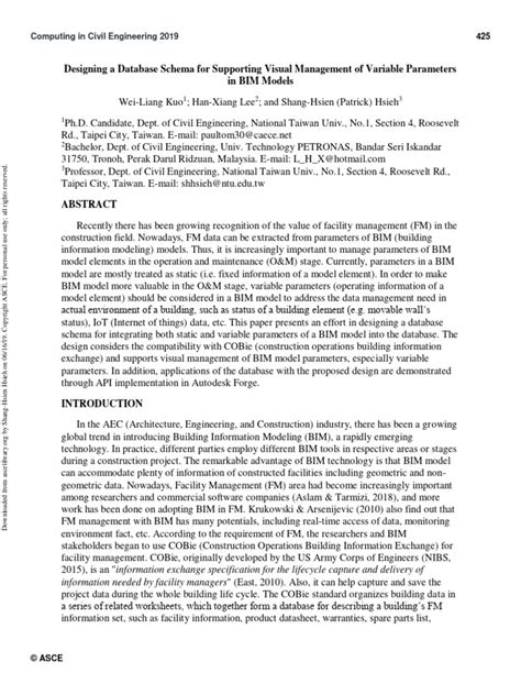 Designing A Database Bim Download Free Pdf Building Information