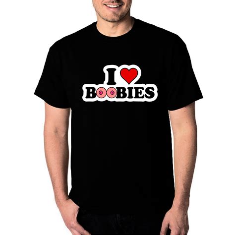 I Love Boobies Heart Tee