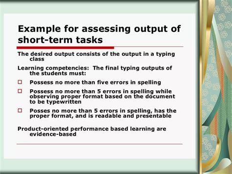 Process And Product Performane Based Assessment Pptx
