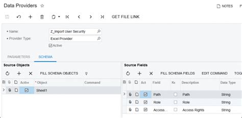 Importing Acumatica User Roles User Security Permissions From Excel