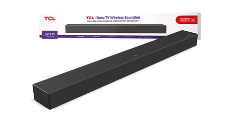 TCL Roku TV Wireless Soundbar Soundbar For Roku TV Roku