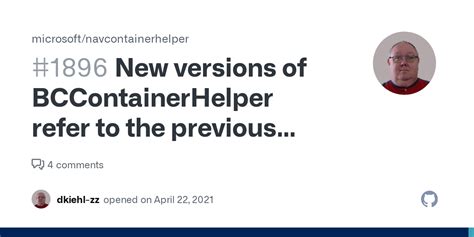 New Versions Of Bccontainerhelper Refer To The Previous Version When Building New Container