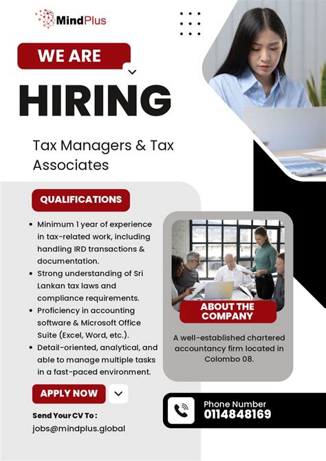 Hiring Hiringnow Srilanka Srilankajobs Vacancy Vacancies Taxjobs