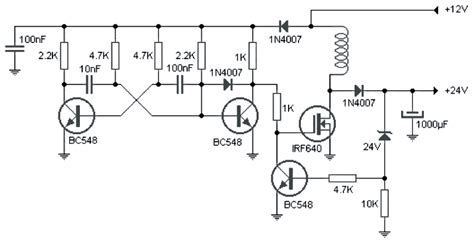 Schematic Diagram Of Boost Converter