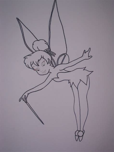 Tinkerbell Outline By Hobbit San On Deviantart