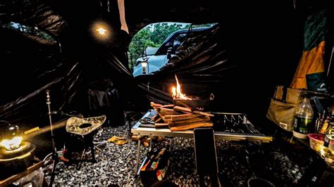 우중캠핑 텐트에서 야무지게 즐겨보자~ 솔로캠핑 Youtube