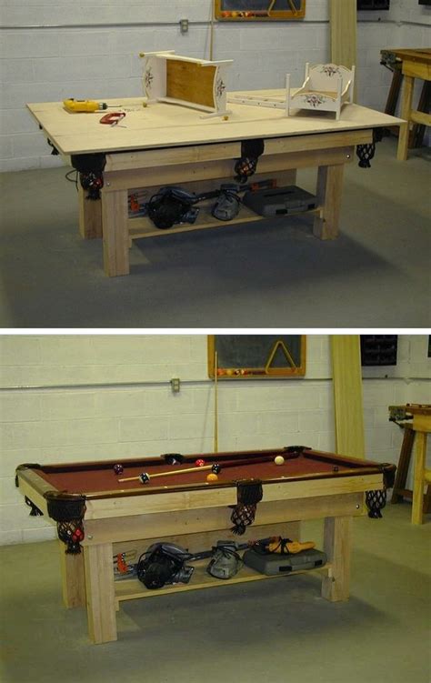 Diy Pool Table Makeover Crafted By The Hunts Diy And Design Artofit