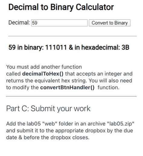 Solved Part A Decimal To Binary Converter 10 Marks Start
