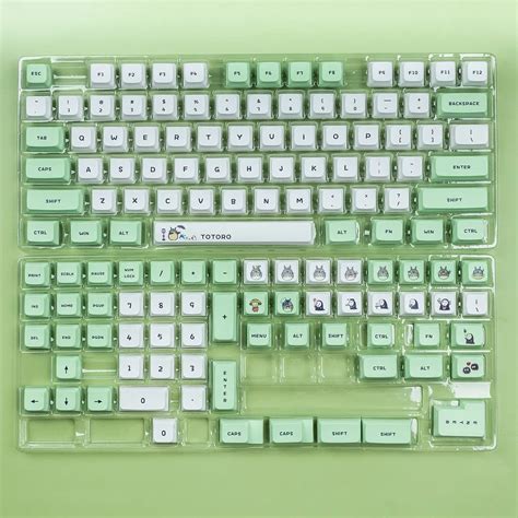 Totoro Anime Material Keycaps Anime Keyboard