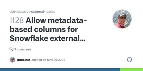 Allow Metadata Based Columns For Snowflake External Tables Issue