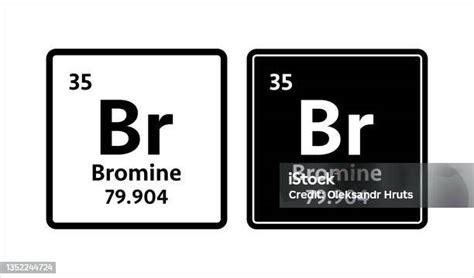 브로민 기호 주기적인 테이블의 화학 적 요소 벡터 스톡 일러스트레이션 0명에 대한 스톡 벡터 아트 및 기타 이미지 0명 3