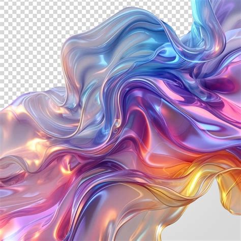 Premium Psd 3d Colorful Dynamic Shape