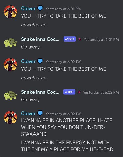 unwelcome triggers a bot message r memenodapark
