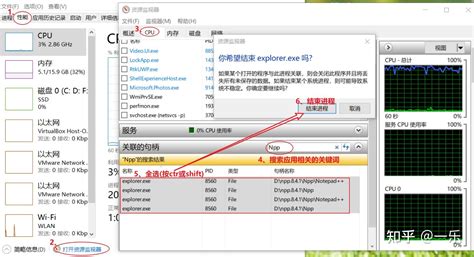 卸载应用后，删除安装根目录下的所有文件，提示已在另一进程打开，在资源管理器进程中找不到该程序的解决 知乎