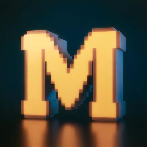 Page 9 2000 Letter M Initial Technology Logo Pictures