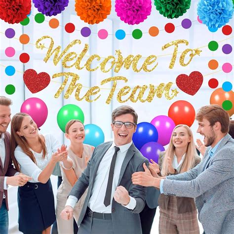 Welcome To The Team Banner Ideas