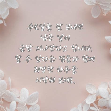 6월 수요일 아침 인사말 이미지 모음