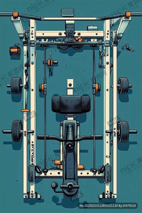 Ai创作图健身器材健身会所挂画 健身运动房素材 健身器械素材 健身房设计 健身设计图 健身器材素材 室外健身器械素材 健身插画健身房挂画 肌肉