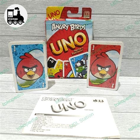 Jual Mattel Games Uno Card Angry Bird Original Shopee Indonesia