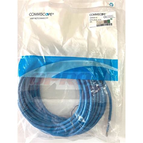 Blue Commscope Amp® Genuine Utp Cable Assembly Cat6 Blue 123510