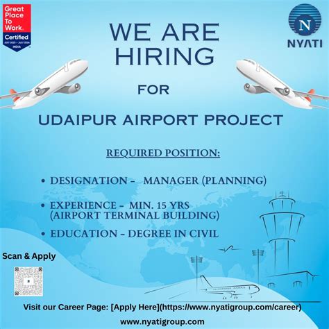 We Are Hiring Planning Engineer For Udaipur Location Saiqa Khan