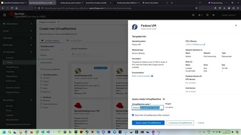 Management Of Openshift Virtualization Through Event Driven Architecture