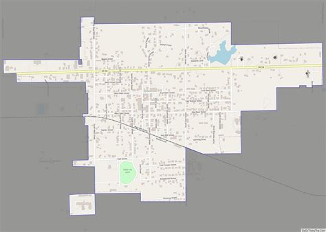 Map Of Odon Town Thong Thai Real