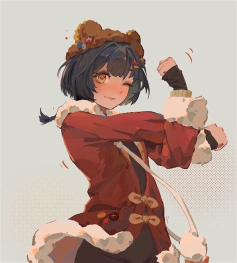 User Kmwf Xiangling Genshin Impact Xiangling New Year S Cheer Genshin Impact