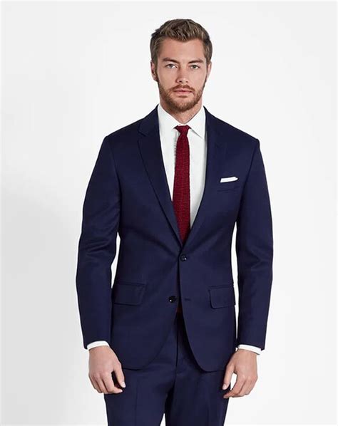 The Black Tux Blue Suit Wedding Tuxedo The Knot