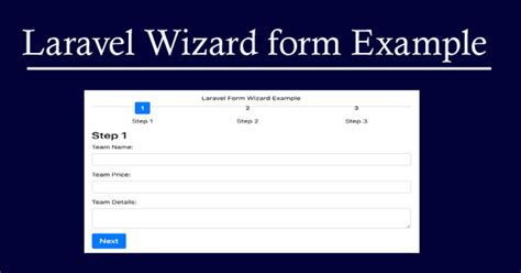 laravel livewire wizard form example multi page form in laravel with validation by amit