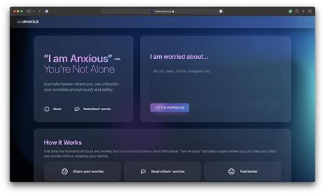 My Personal Project To Help Cope With Anxiety Rvuejs
