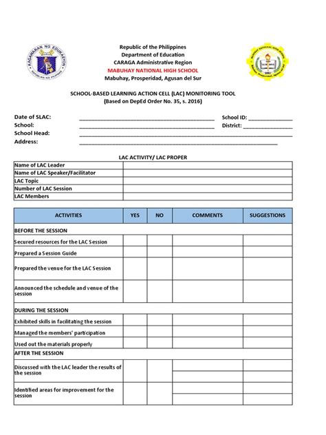 Slac Monitoring Tool Pdf