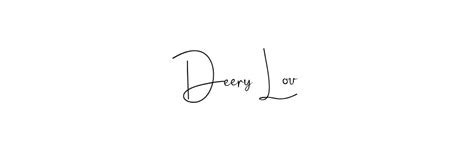 88 Deery Lou Name Signature Style Ideas Exclusive Electronic Signatures
