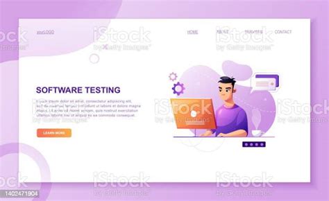 Programming Concept Web Engineer At Work Vector Images Developer Programming Web Site Landing