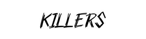Killers Font Details And Characters —