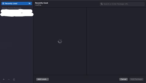 Xcode Swift Package Manager Hangs On Infinite Spinner Stack Overflow