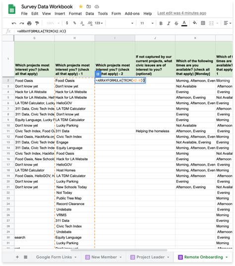 Building A Survey Reporting Dashboard Hack For La